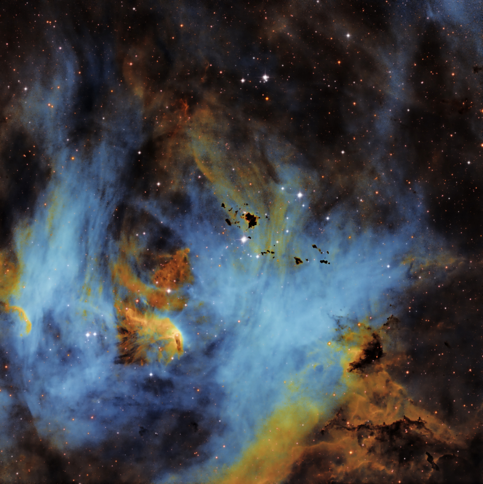IC 2944 - Running Chicken Nebula | Telescope Live